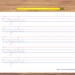 Personalized Cursive Writing Practice Worksheet Printable Script First ...