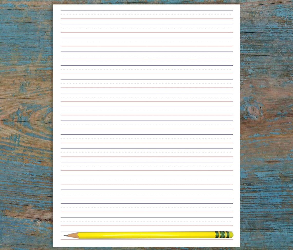 Handwriting Paper Printable Story Writing Paper Printable - Etsy