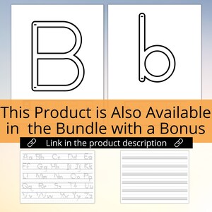 Outlined Alphabet Uppercase Letters Preschool and Kindergarten -my ...