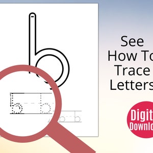 Outlined Alphabet Uppercase and Lowercase Letters for Preschool and ...