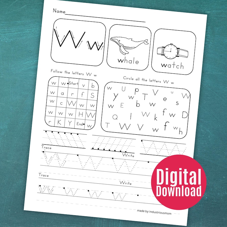 Alphabet Practice Worksheets – Fun ABC Activities for Kindergarten and ...