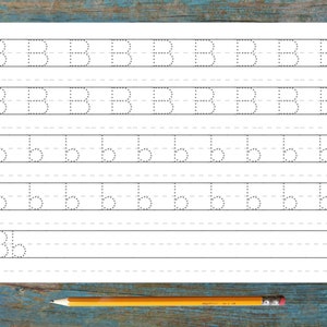 Traceable Block Letters Alphabet Tracing Pages -learning to Write for ...