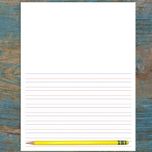 Bundle Handwriting Paper Printable - Story Writing - Printable ...