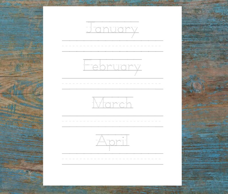 Kindergarten and Early Elementary Tracing Worksheets | Etsy