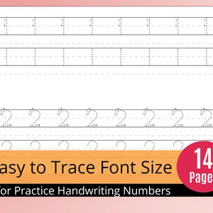 Number Tracing Worksheets - Traceable Numbers - Numbers 1-20 Worksheet ...