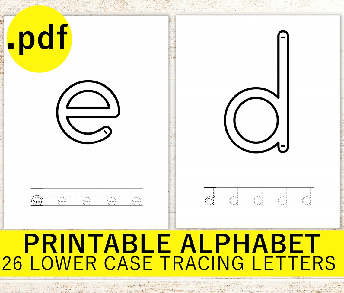 Printable Alphabet Lower Case | Letters Tracing Worksheets for ...