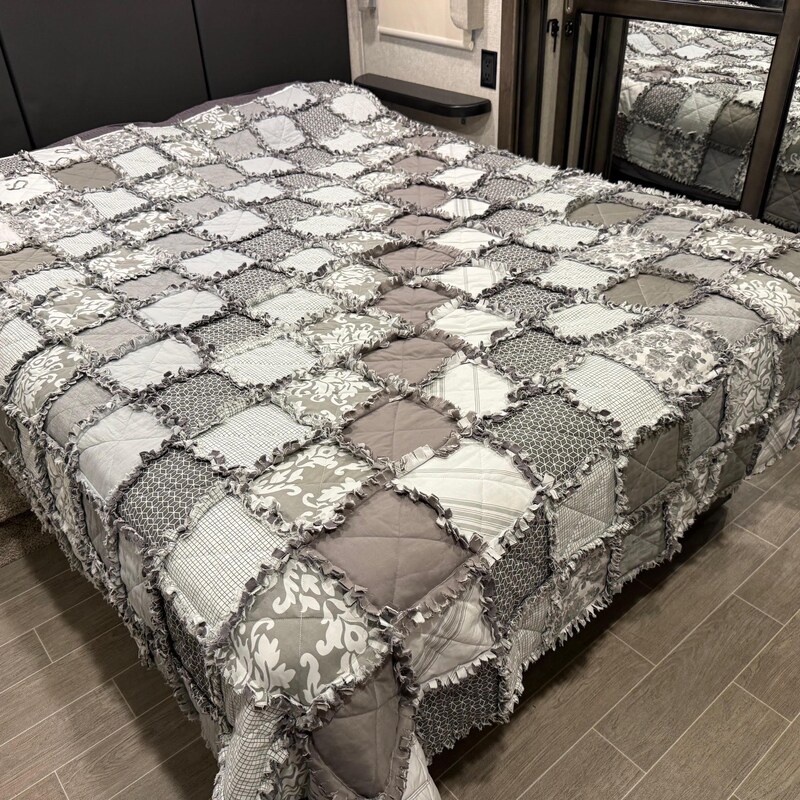 Queen Size Rag Quilt - Etsy