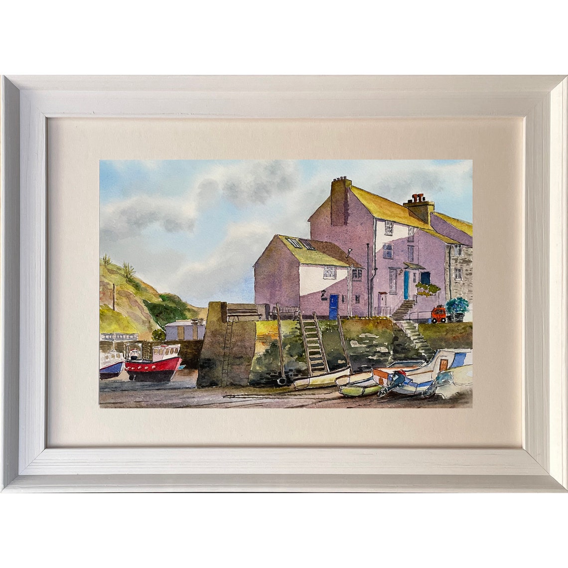 036 Polperro. A Print of My Original Watercolour Painting of Polperro ...