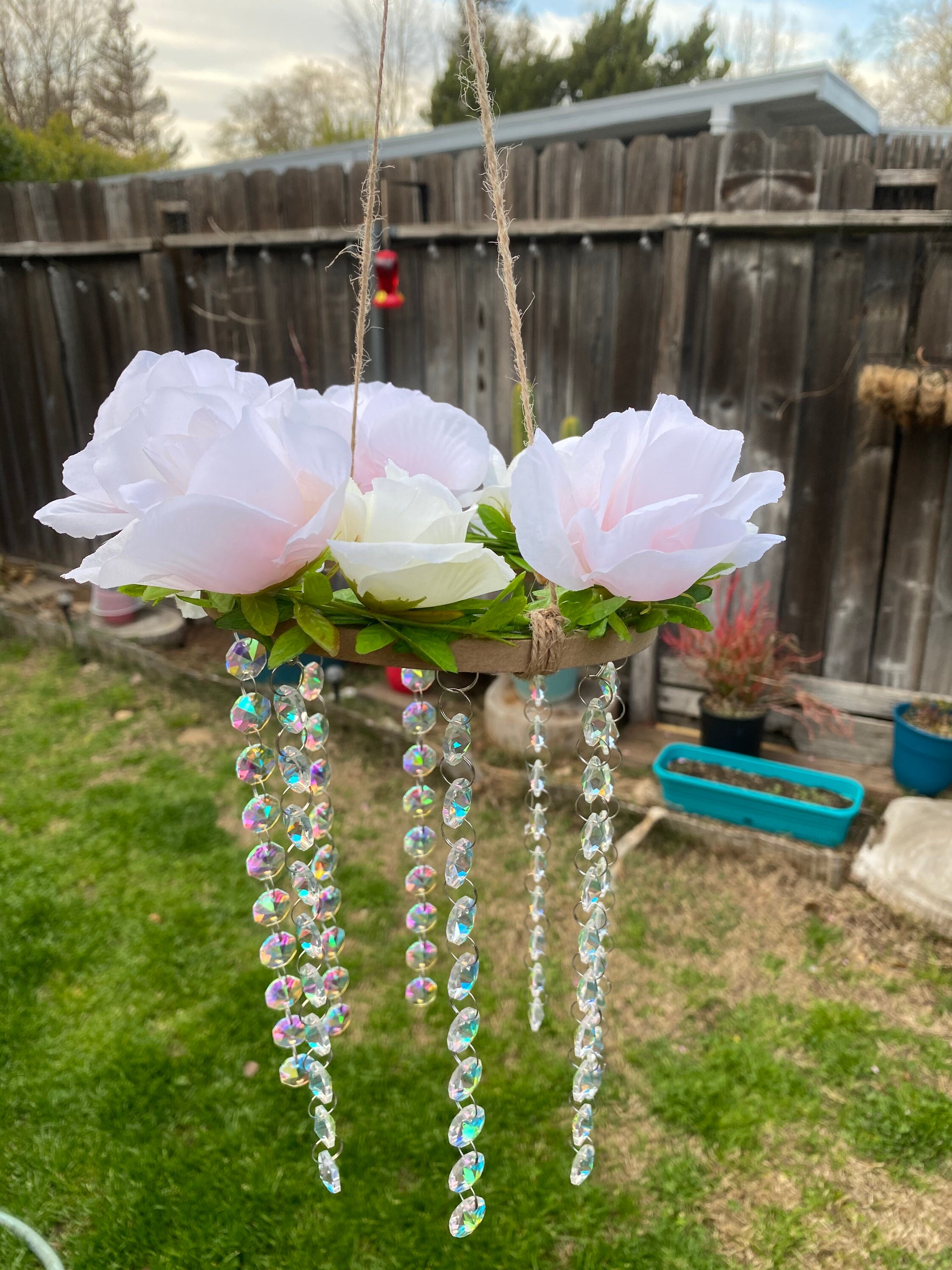 Floral Sun Catcher | Etsy