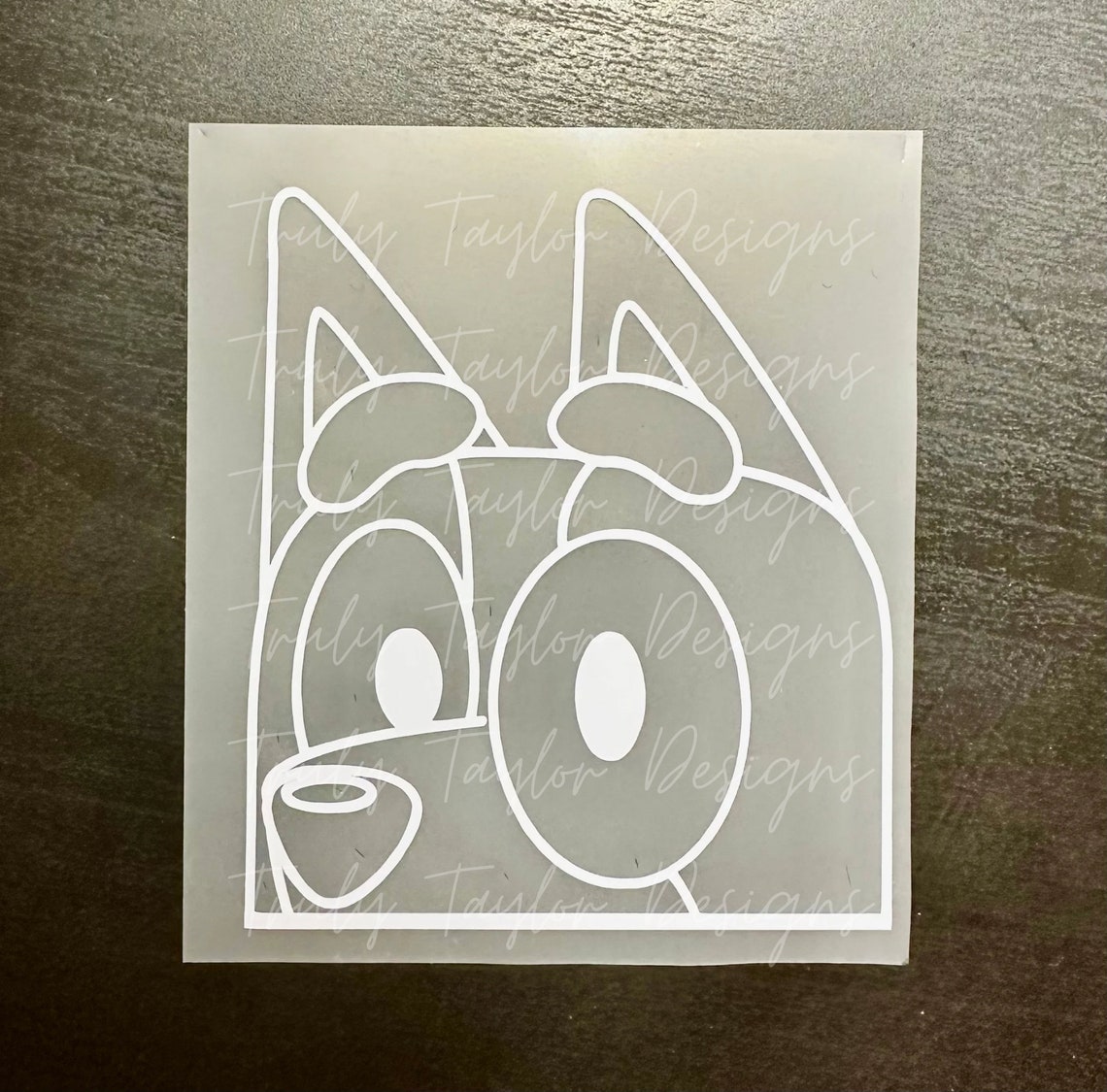 Bluey- Peeking Bingo Sticker- Car Decal, Laptop Sticker - Etsy