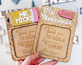 Teacher Appreciation Gift, Personalized Teacher Gift, Sticky Note ...