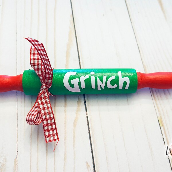 Grinch Mini Rolling Pins - Etsy