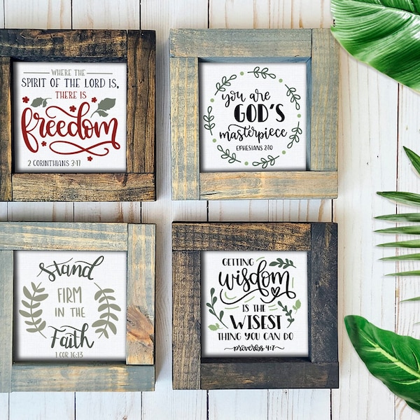 Scripture Wood Sign - Etsy