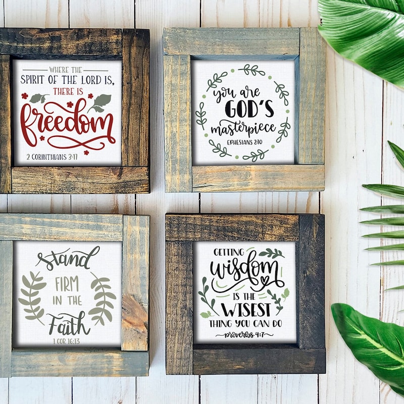 Scripture Wood Sign - Etsy