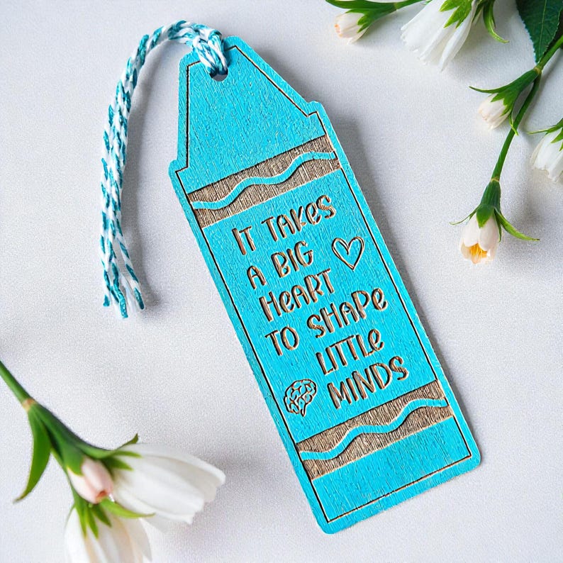 Personalized Teacher Bookmark: Engraved Educator Keepsake - Etsy