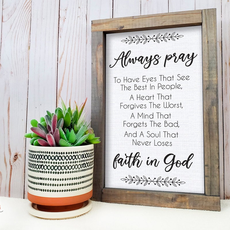 Always Pray - Etsy