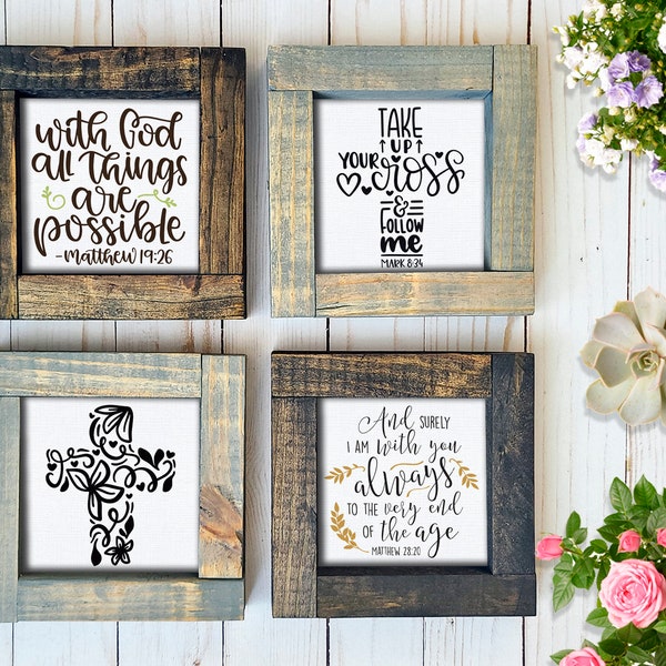 Bible Verse Plaque - Etsy