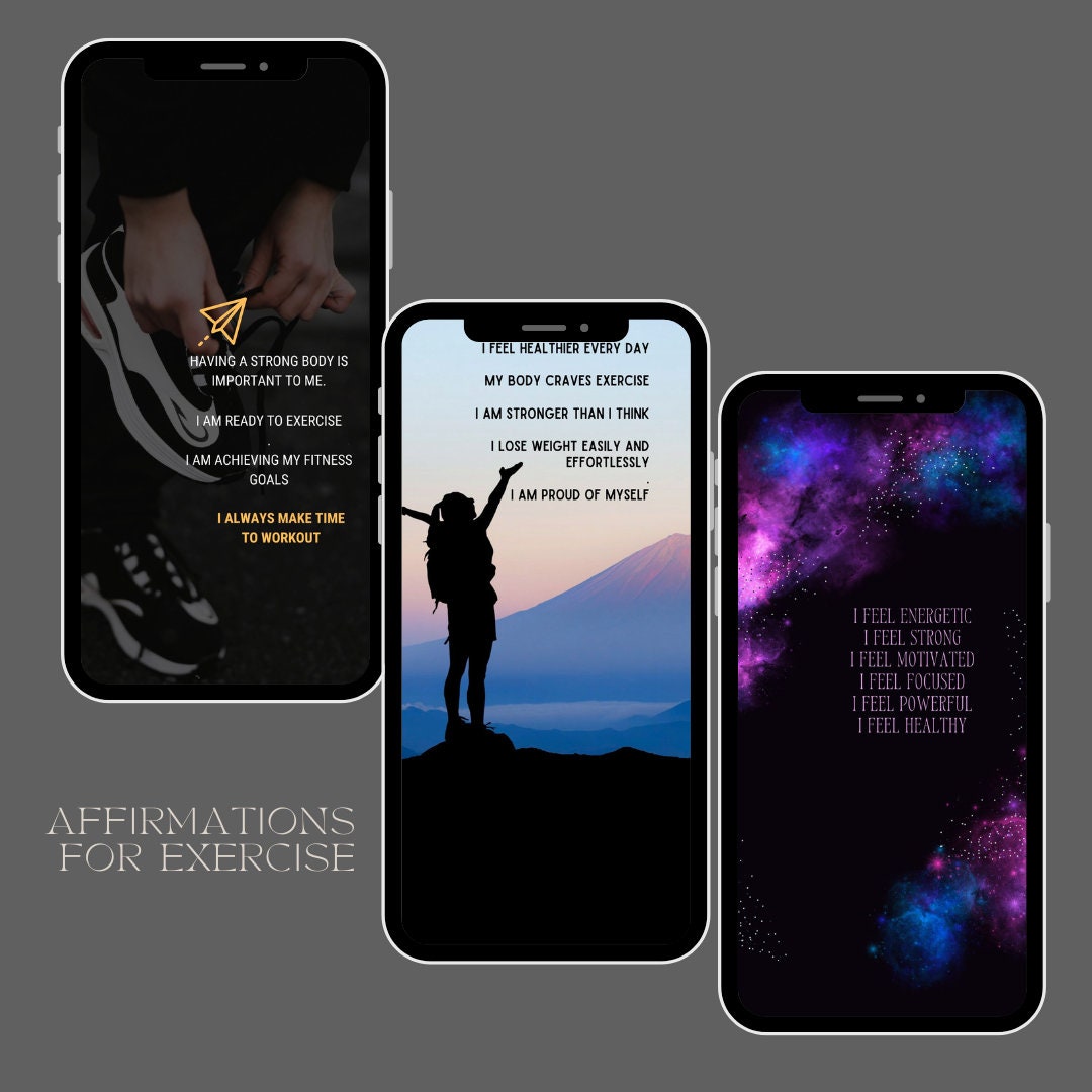 Smart Phone Wallpaper, Fitness Gift, Digital Download, Aesthetic ...