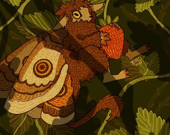 Prancing Billy Goat Art Print Custom Printed to Order - Etsy