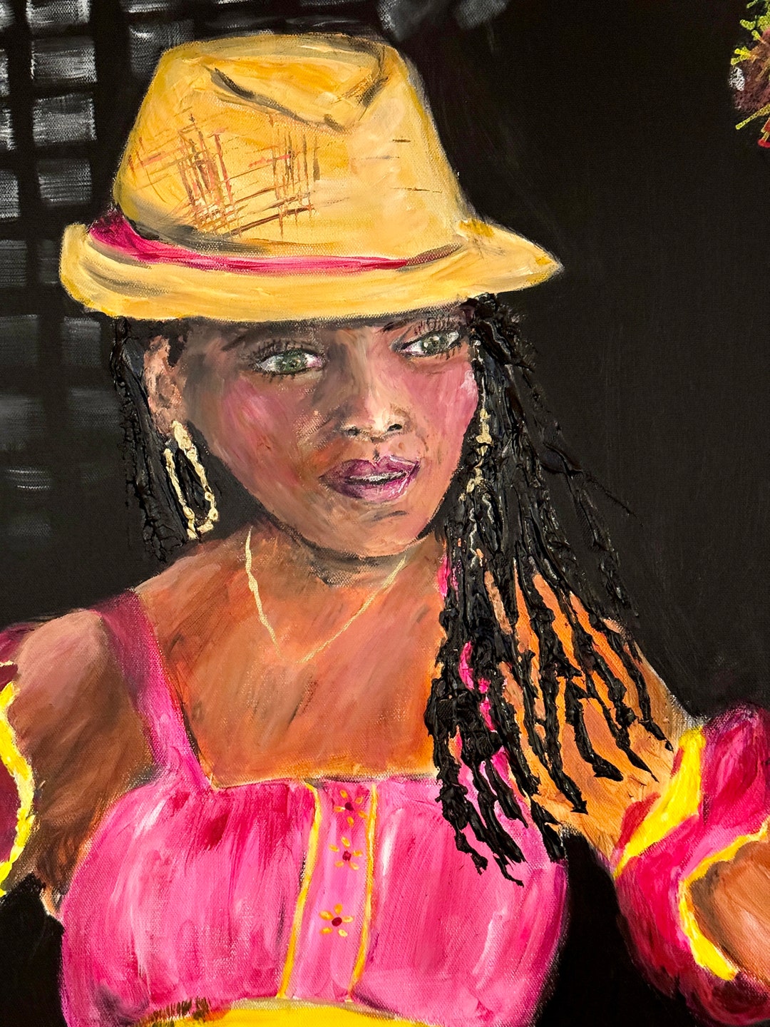 CUBAN Art Woman Latina DANCER Bright Bold MODERN Painting Bedroom ...