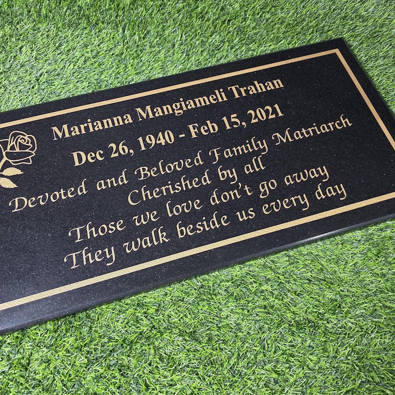 Flat Headstone Design - Etsy UK