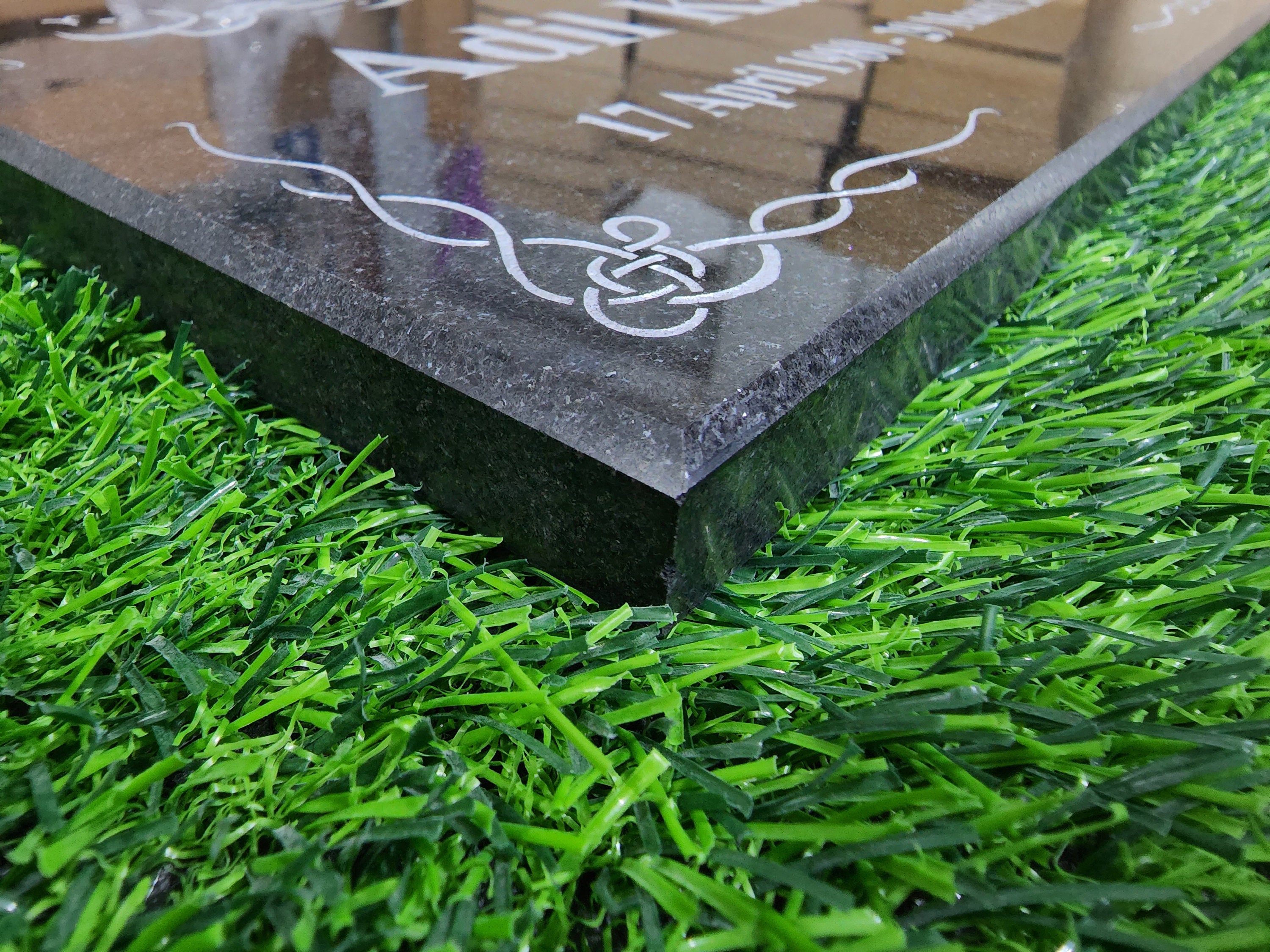 Islamic Muslim Memorial Human Grave Marker Black Granite - Etsy