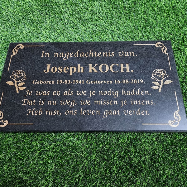 Mum Memorial Granite - Etsy UK