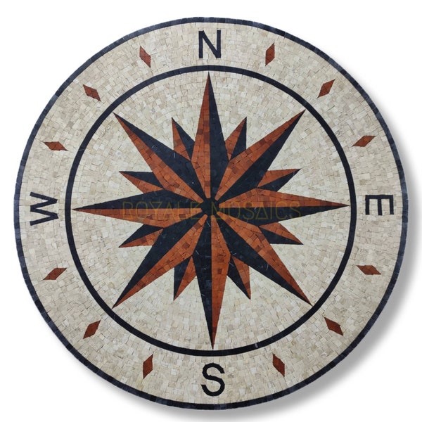 Compass Rose Inlay - Etsy