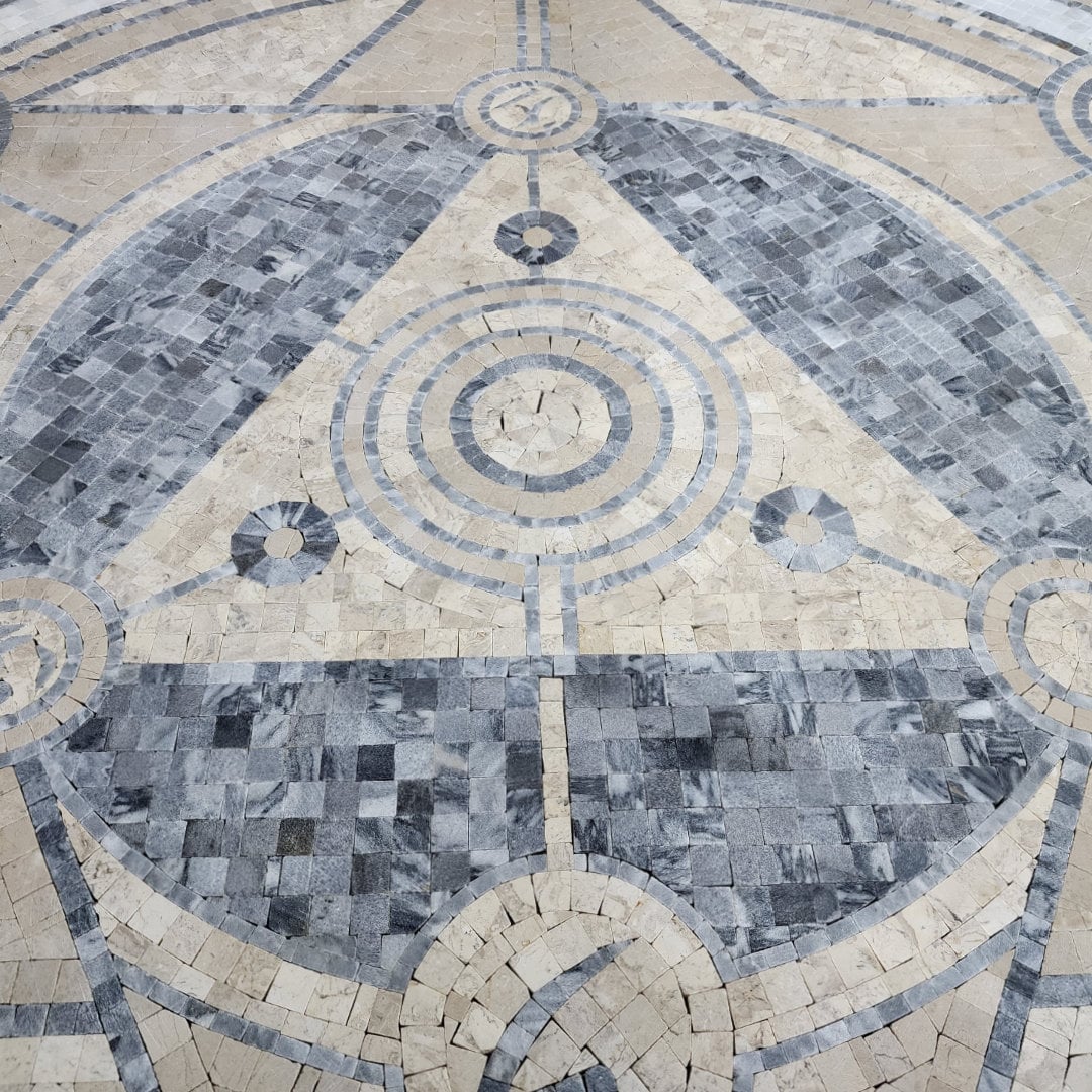 Magic Symbolism Marble Mosaic Arcane Geometry Artwork for Walls, Floors ...