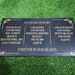 Engraved Black Granite 3-person Headstone: Cemetery Memorial Plaque - Etsy