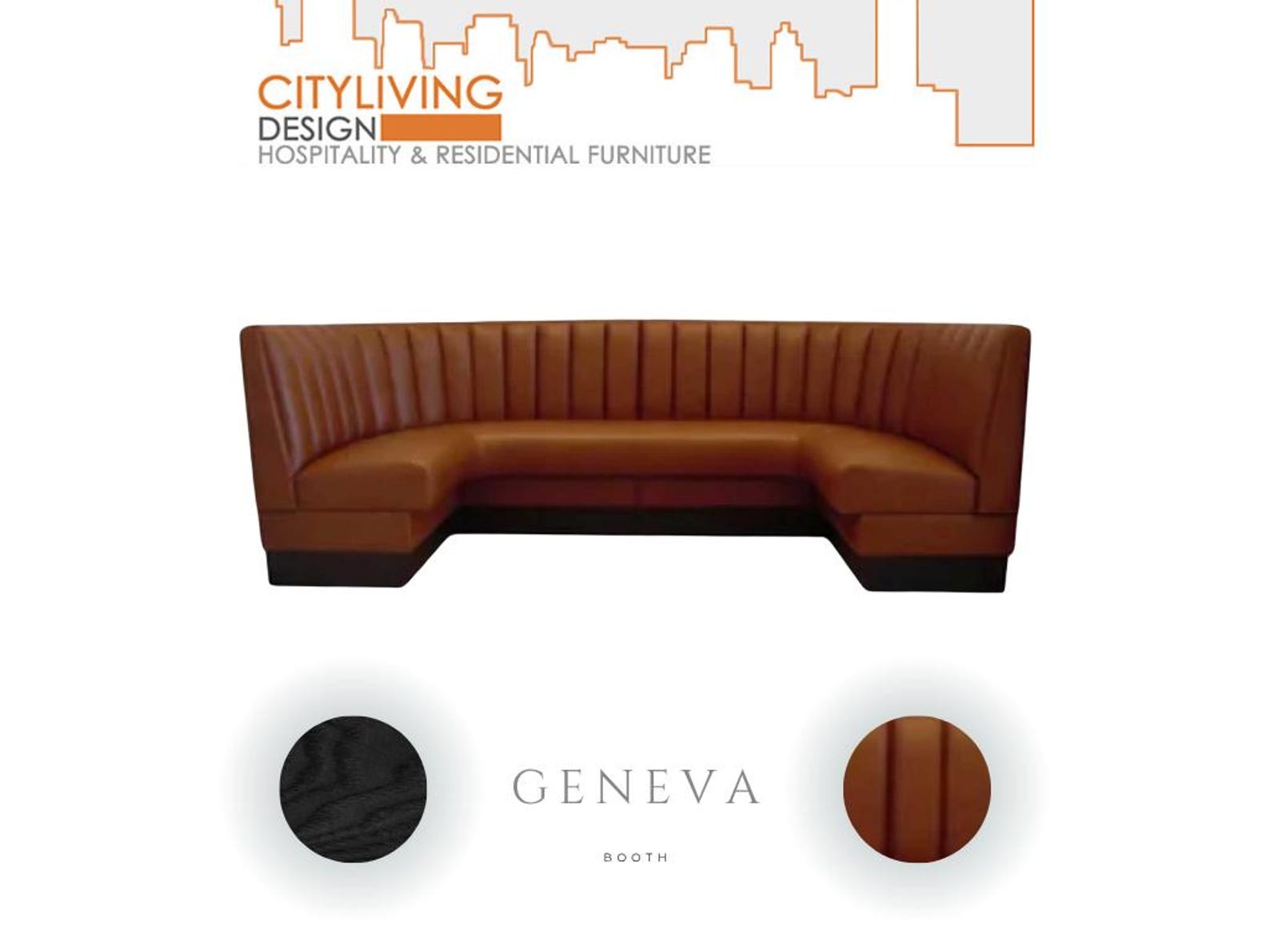 Geneva Custom Upholstered Booth, Vertical Channel Design - Etsy