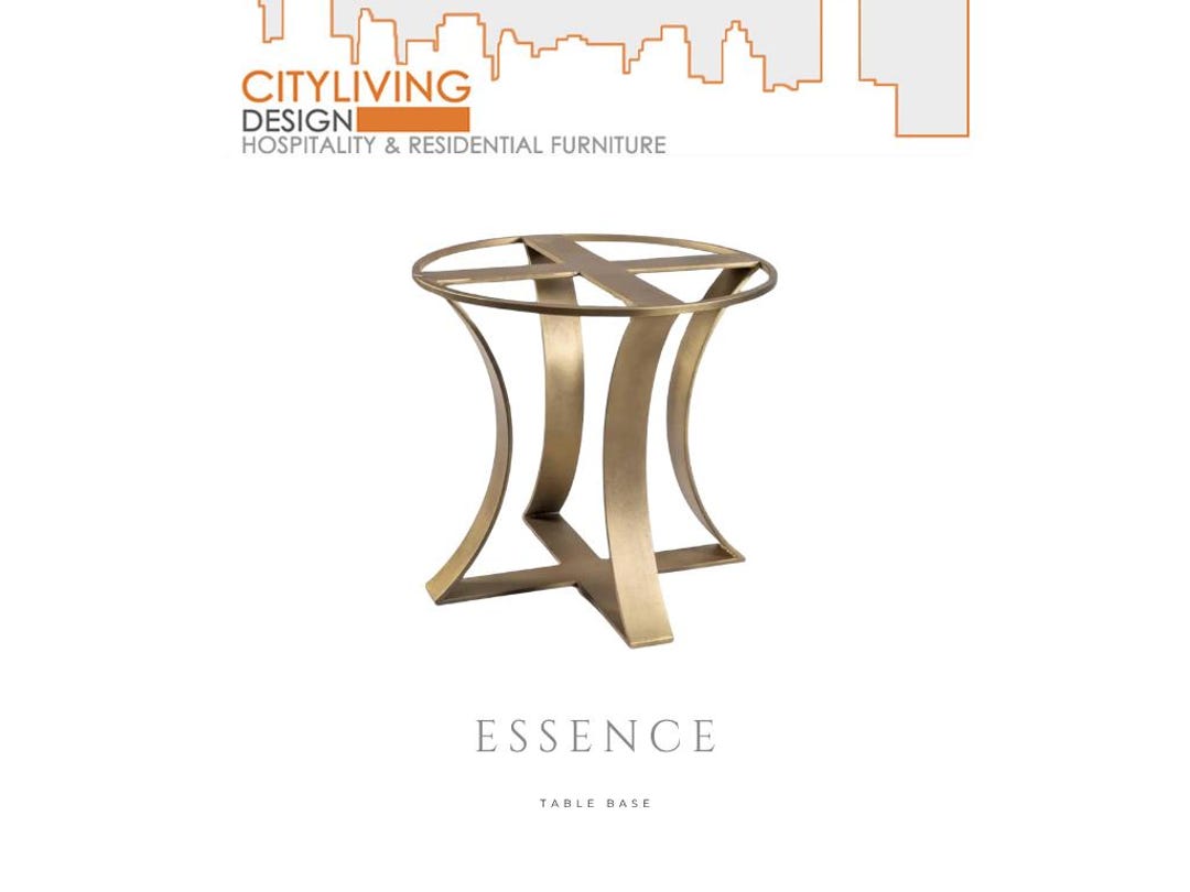 Essence Table Base in Antique Gold - Etsy