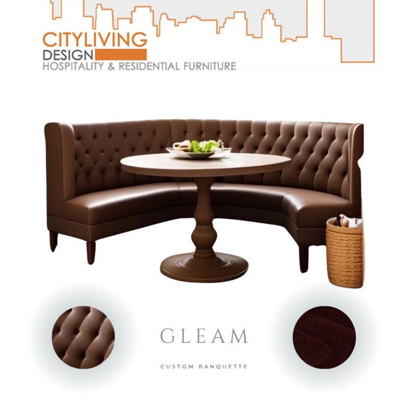 Round Banquette Seating - Etsy