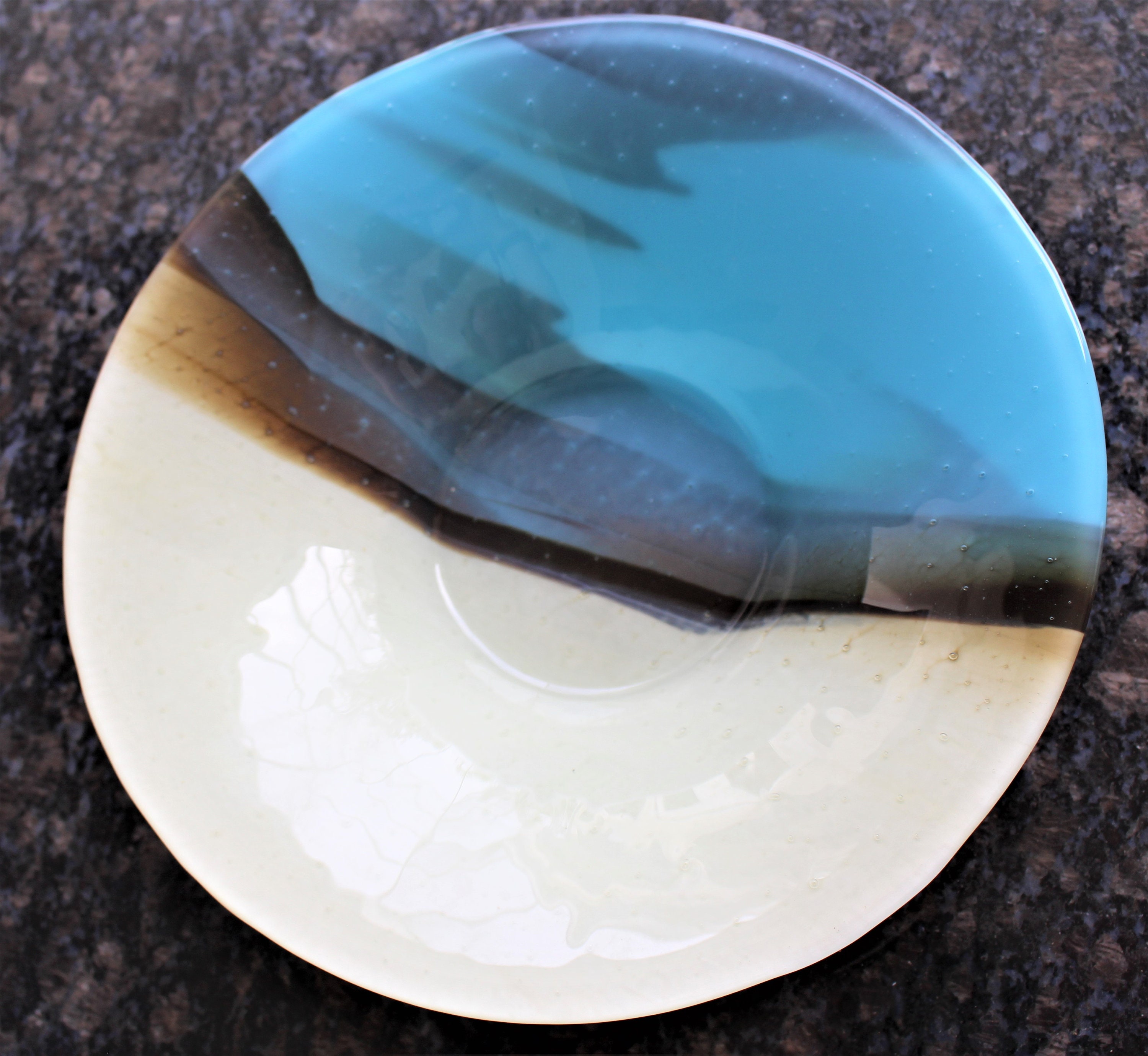 Beautiful, Fused Glass Bowl Made With Bullseye Limited Edition Glass - Etsy