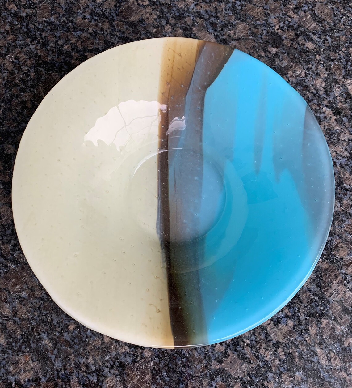 Beautiful, Fused Glass Bowl Made With Bullseye Limited Edition Glass - Etsy
