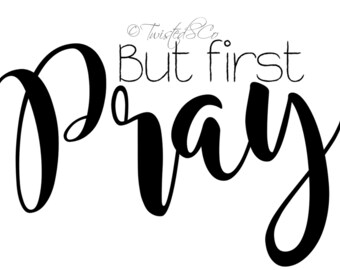 But First Pray Green Circle Frame Border Floral Background ...