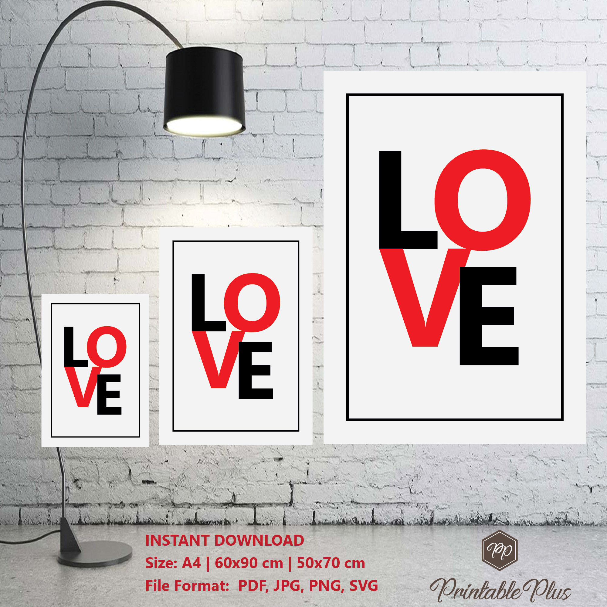 Love Printable, Love Sign, Love Prints, Love Typography Print, Love ...