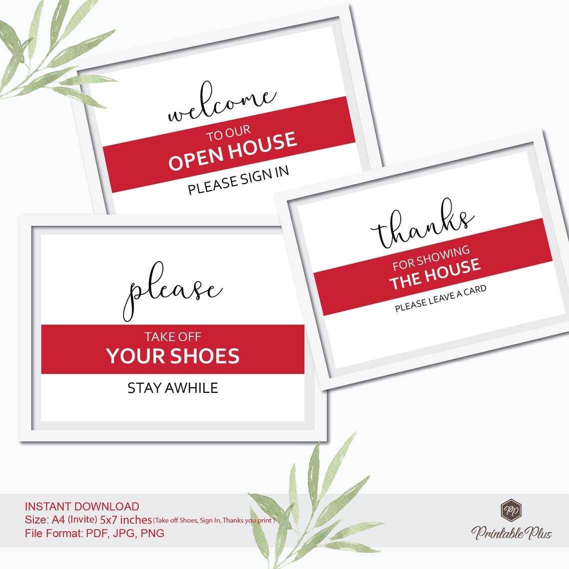 Real Estate Open House Signs Welcome to Our Open House Open House Signs ...