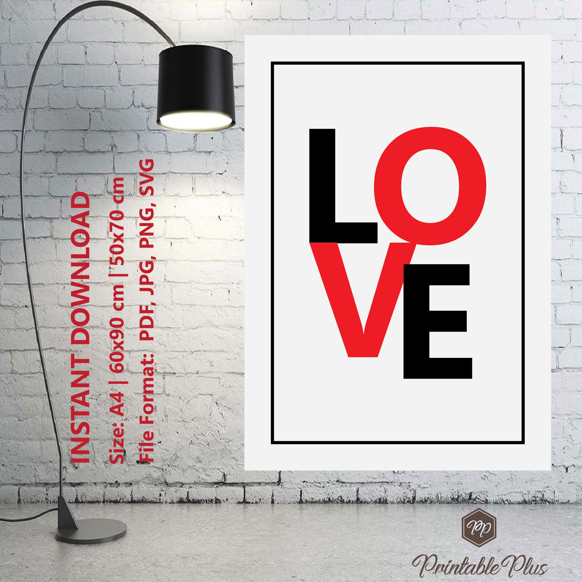 Love Printable, Love Sign, Love Prints, Love Typography Print, Love ...