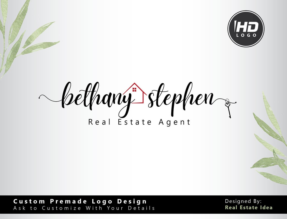 Key Logo - Real Estate Logo Design - Real Estate Agent Logo - House ...