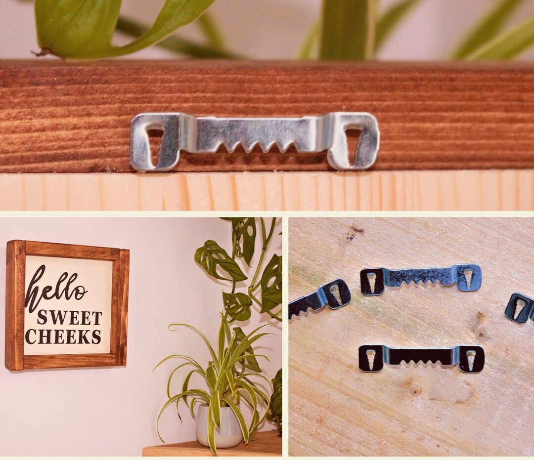 Agregue y ajuste ganchos para cuadros para carteles de madera. - Etsy ...