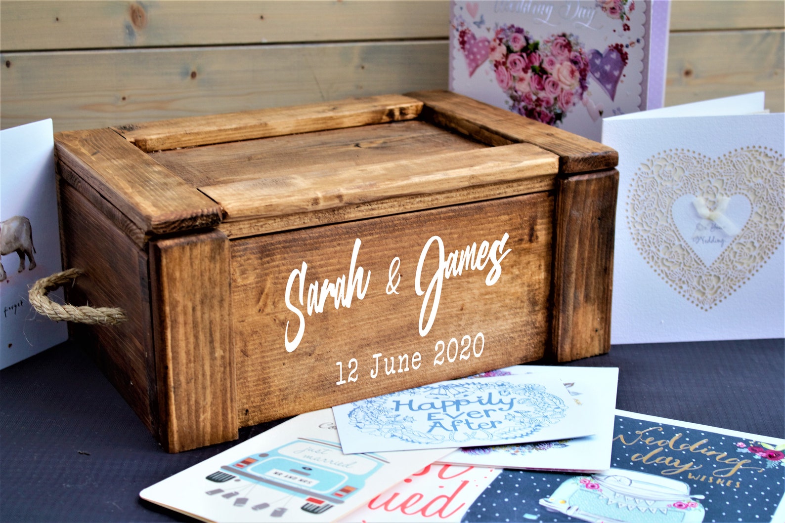 Wedding Card Box Wedding Post Box Keepsake Box Memory Box | Etsy UK