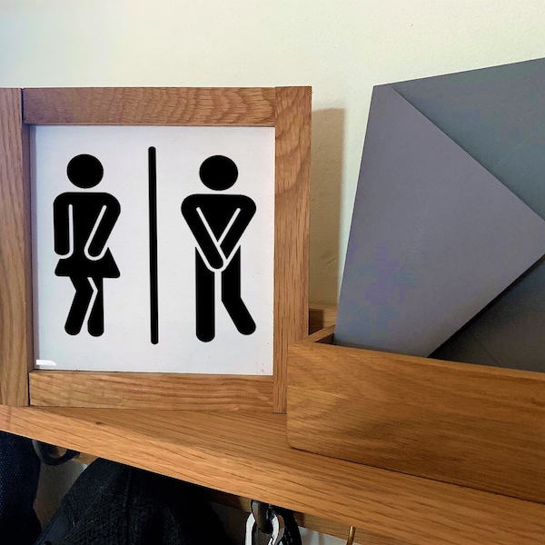 Restroom Signs - Etsy UK
