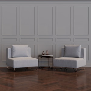 Three-piece Self Adhesive Regal Wall Moulding Kit | Wainscoting Frames ...