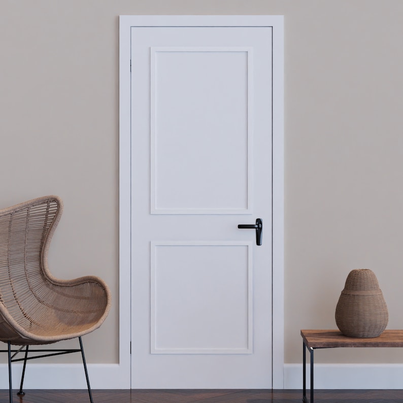 Two-piece Self Adhesive Door Moulding Kit | Get the High-end Designer ...