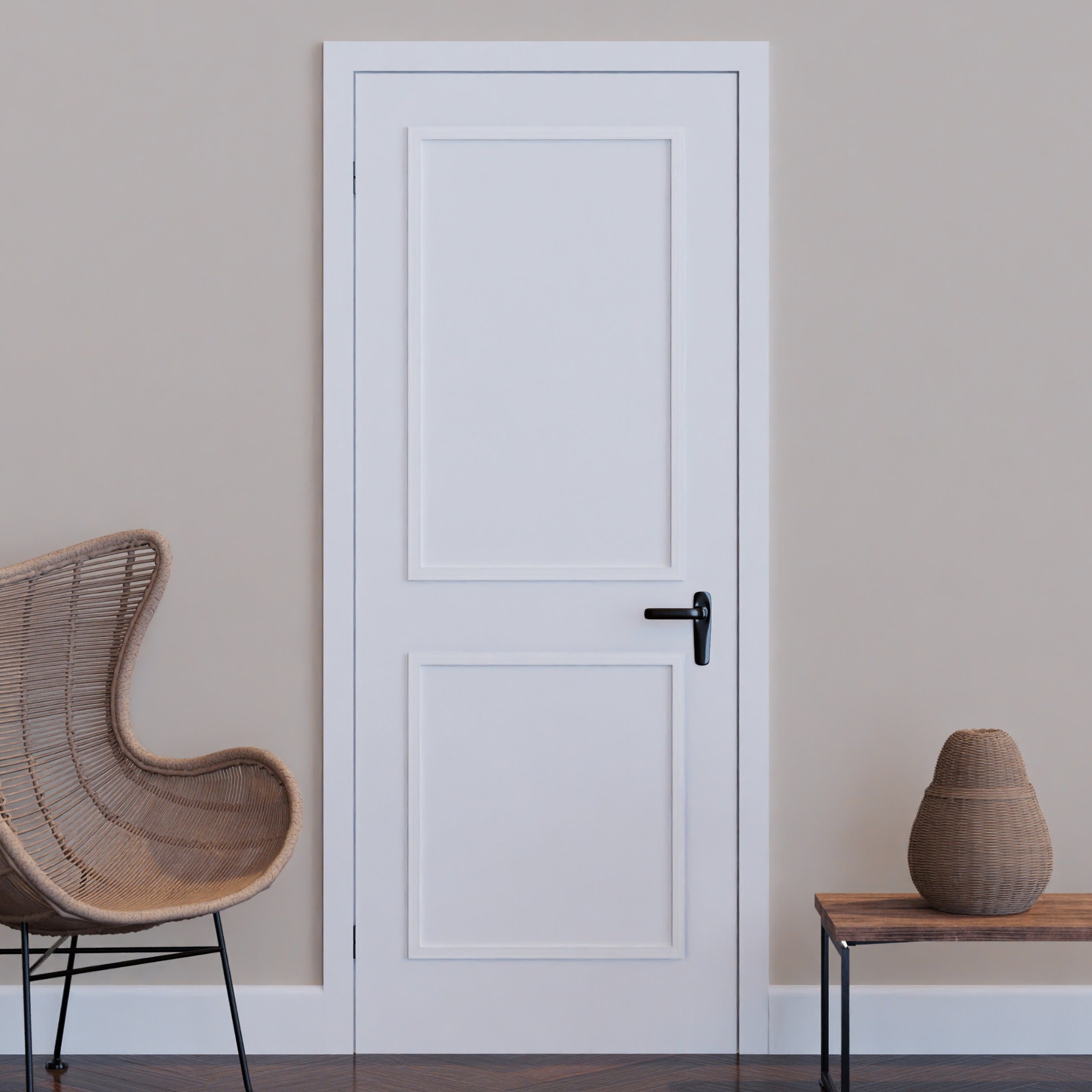 Two-piece Self Adhesive Door Moulding Kit | Get the High-end Designer ...