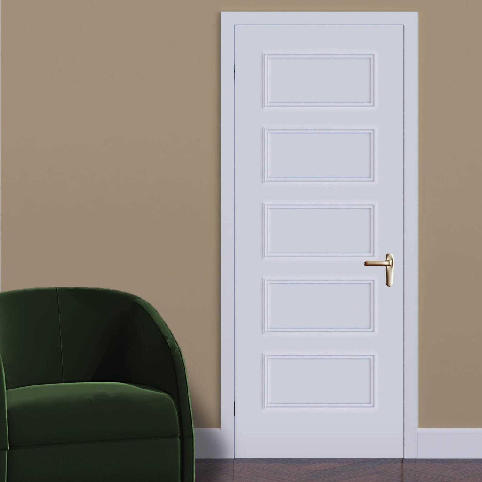 Five-piece Self Adhesive Door Moulding Kit | Get the High-end Designer ...