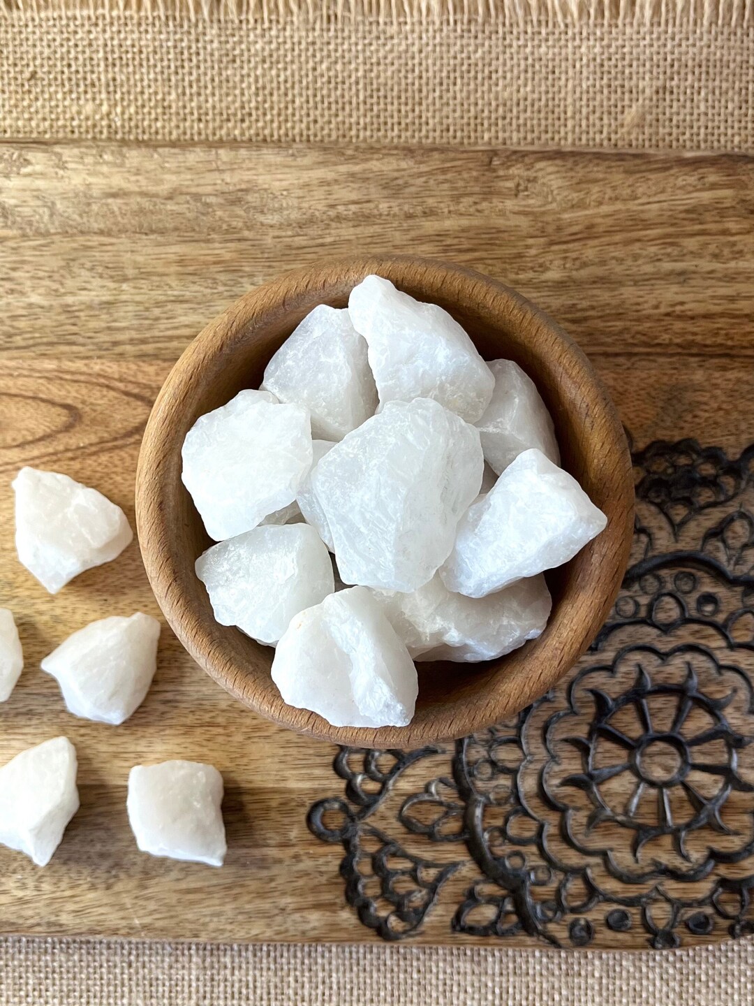 Snow Quartz Raw Crystal Healing Rough Stone Gemstone Brazil Blueprint ...