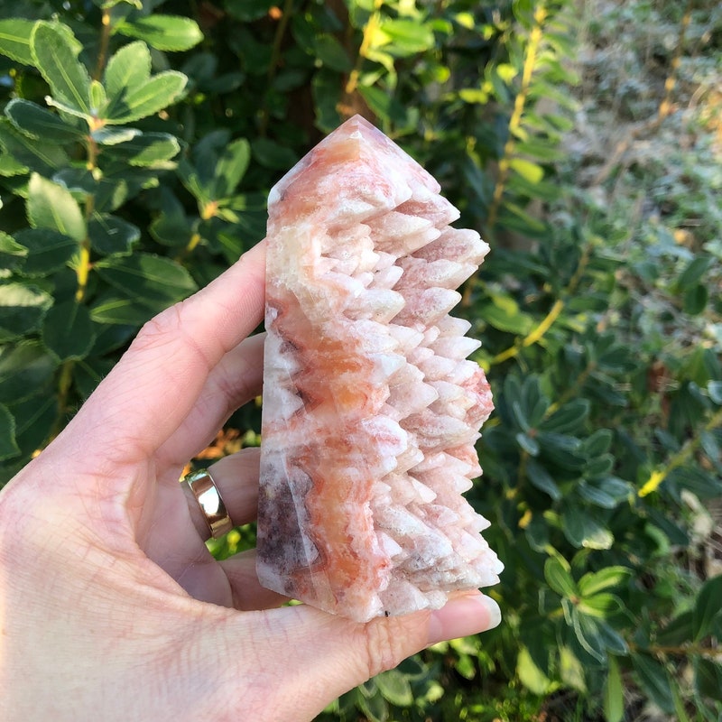 Tower Calcite Cluster - Etsy UK