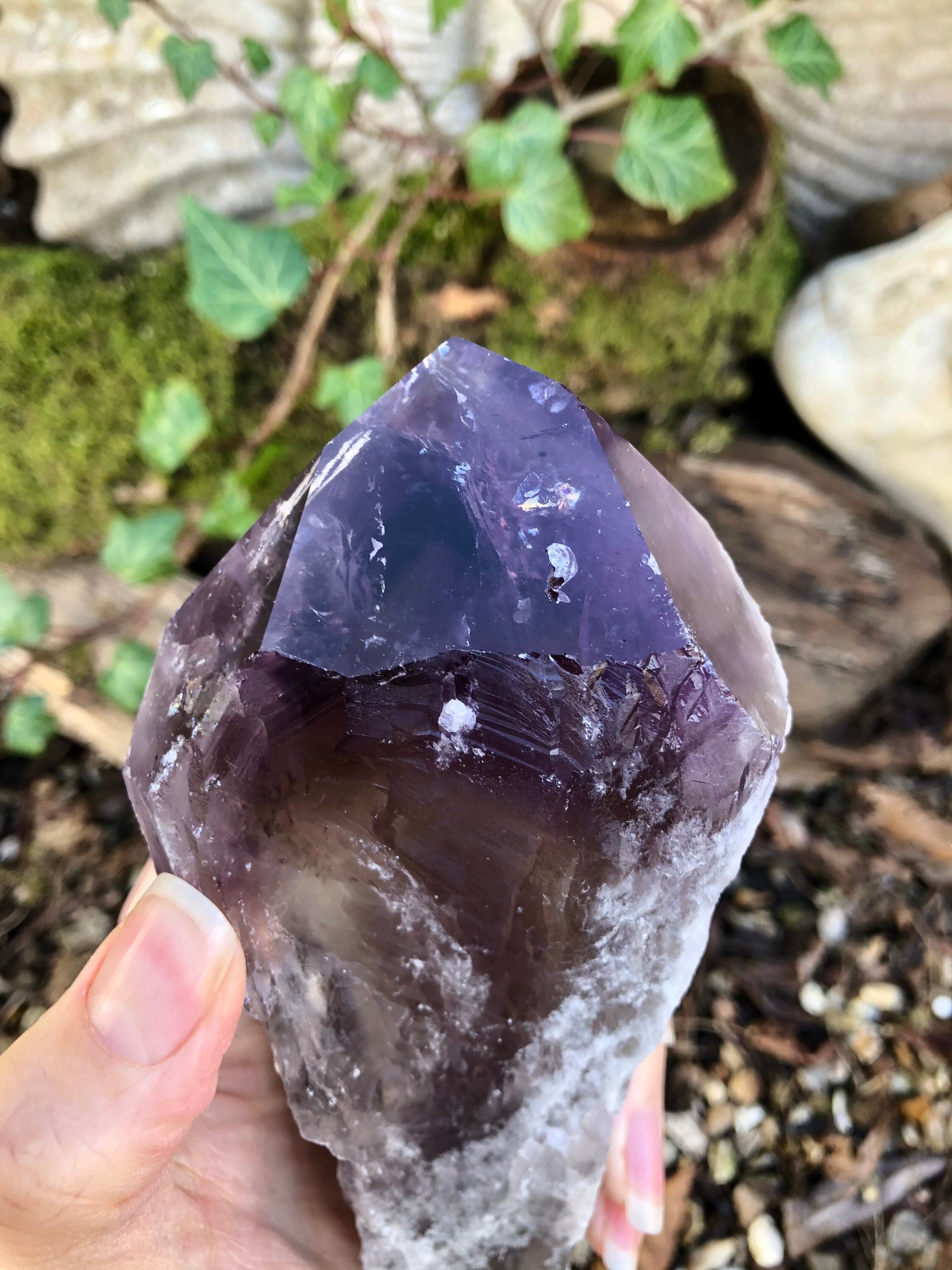 Large Bahia Amethyst Point Elestial Blade Wand 658g Raw - Etsy UK